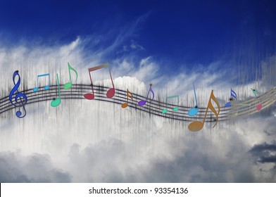 6,975 Music note sky Images, Stock Photos & Vectors | Shutterstock