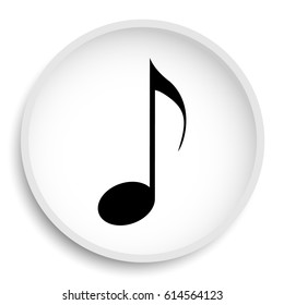 Musical Note Icon Musical Note Website Stock Illustration 614564123 ...