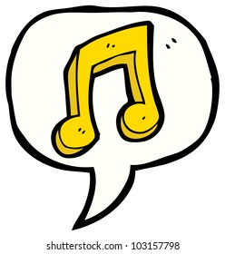 Musical Note Speech Bubble Stock Illustration 103157798 | Shutterstock