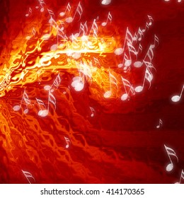 1,850 Background fire musical notes Images, Stock Photos & Vectors ...
