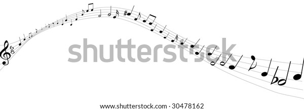 Musical Score Stock Illustration 30478162