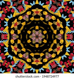 Mystic Abstract Pattern Design Background Swirl Stock Illustration ...