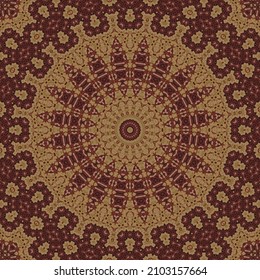 Mystical Pattern Design Background Fantasy Flower Stock Illustration ...