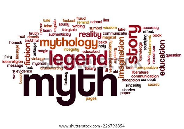 Myth Word Cloud Concept Stock Illustration 226793854 | Shutterstock