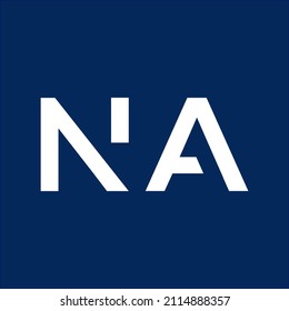 Na Simple Initial Logo High Quality Stock Illustration 2114888357 ...