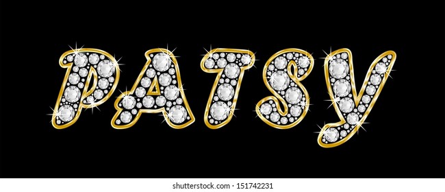 14 Patsy Lettering Images, Stock Photos & Vectors | Shutterstock