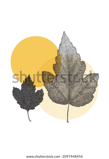 Nature Leaf Design Background Illustration Stock Illustration ...
