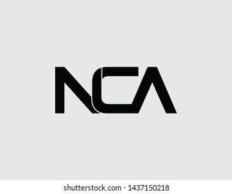 Nca Original Monogram Logo Design Stock Illustration 1437150218 ...