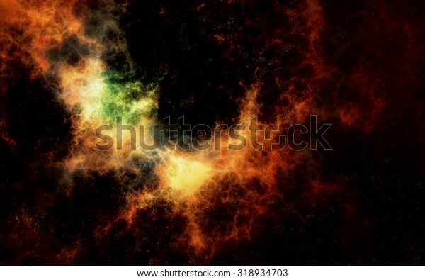Nebulosity Big Background Stock Illustration 318934703
