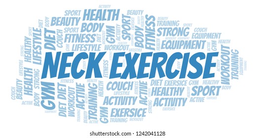 Neck Exercise Word Cloud 스톡 일러스트 1242041128 | Shutterstock