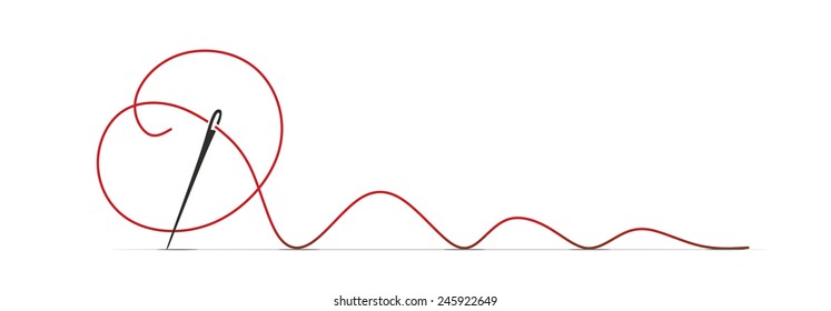 Needle Thread Metaphor Tailors Stock Illustration 245922649 | Shutterstock