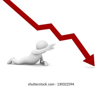 3d Small People Negative Graph 스톡 일러스트 125663252 | Shutterstock