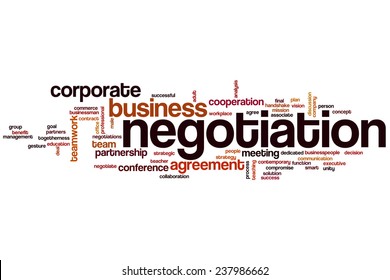 Negotiation Word Cloud Concept Stock Illustration 237986662 | Shutterstock