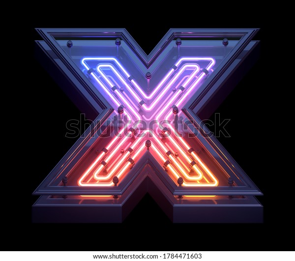 Neon Game Font 3d Rendering Stock Illustration 1784471603 | Shutterstock
