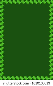 Neon Green Pattern Border Design On Stock Illustration 1810138813 ...