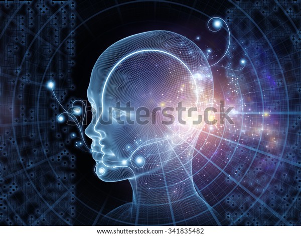 Network Avatar Series Composition Human Heads Stock Illustration ...