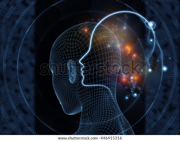 Network Avatar Series Composition Human Heads Stok İllüstrasyon ...