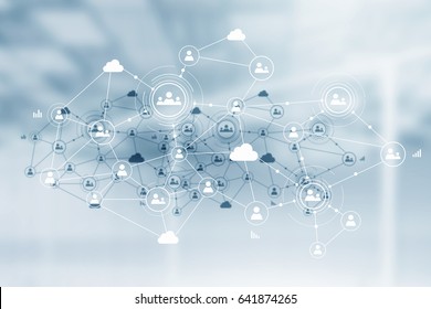 Network Community Concept Stock Illustration 641874265 | Shutterstock