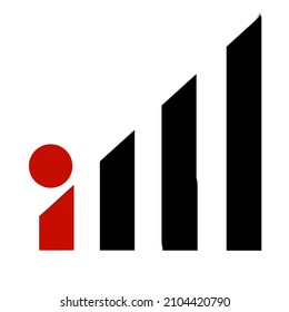 Network Coverage Icon Low Network Coverage Stock Illustration ...