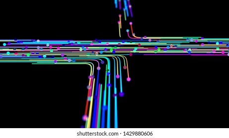 Network Data Traffic Animation 4k Stock Illustration 1429880606 ...