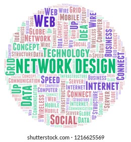 Network Design Word Cloud Stock Illustration 1216625569 | Shutterstock