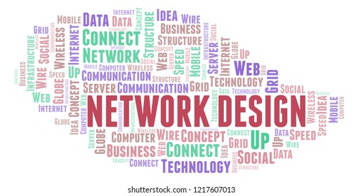 Network Design Word Cloud Stock Illustration 1217607013 | Shutterstock