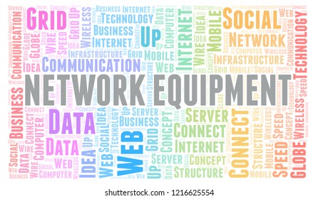 Network Equipment Word Cloud Stock Illustration 1216625554 | Shutterstock