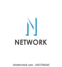 Logotipo de red por diseño de: ilustración de stock 1651704265 ...