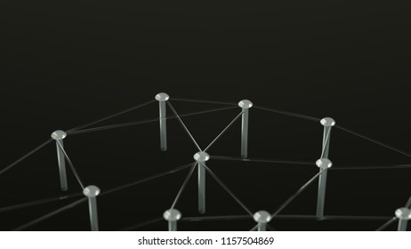Network Networking Connect 3d Rendering Stock Illustration 1157504869 ...