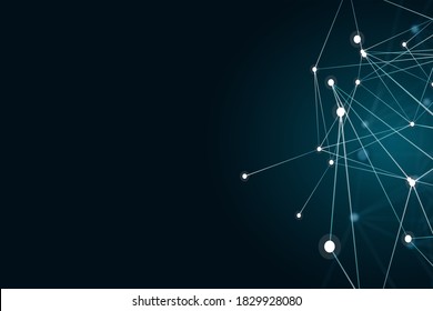 Network Node Background Beautiful Colour Combination Stock Illustration ...