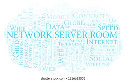 Network Server Room Word Cloud 스톡 일러스트 1216625533 | Shutterstock