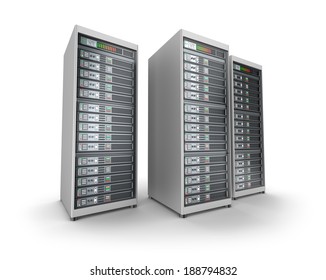 Internet Network Data Server Unit Computer Stock Illustration 478587916 ...