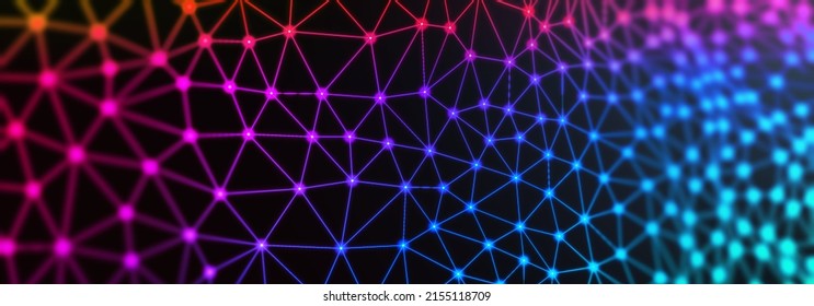 Network Status Network Visualization Field Wide Stock Illustration ...