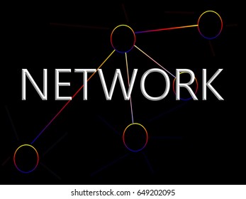 Network Word Stock Illustration 649202095 | Shutterstock