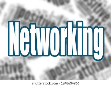Networking Word Word Cloud Background 3d Stock Illustration 1248634966 ...