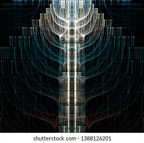 Neural Network Tree Deep Learning Concept Stock Illustration 1388126201 ...