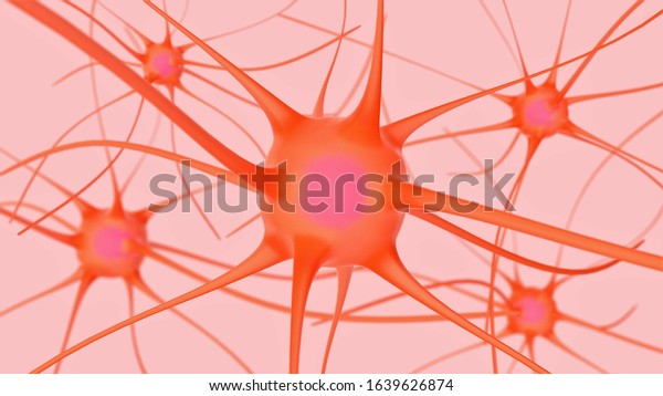 Neuron Background Nerve Cells Neurons Neural Stock Illustration 1639626874