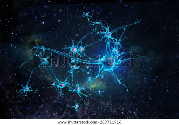 Neurons On Beatiful Backdrop Stock Illustration 289711916 | Shutterstock