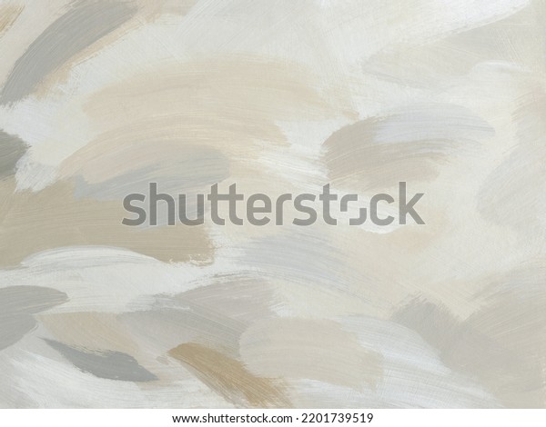 Neutral Background Paint Brush Strokes Abstract Stock Illustration ...