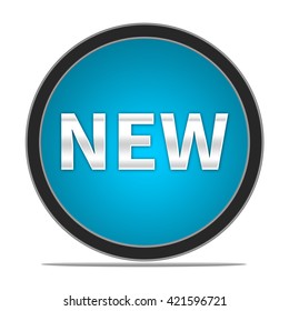 New Button Isolated Stock Illustration 413303860 | Shutterstock