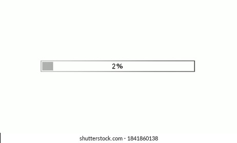 New Gray Gradient Waiting Loading Bar Stock Illustration 1841860138 ...