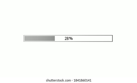 New Gray Gradient Waiting Loading Bar Stock Illustration 1841860141 ...