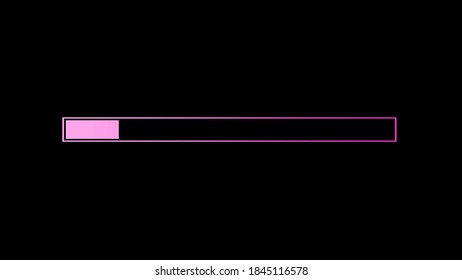 New Pink Gradient Waiting Loading Bar Stock Illustration 1845116578 ...