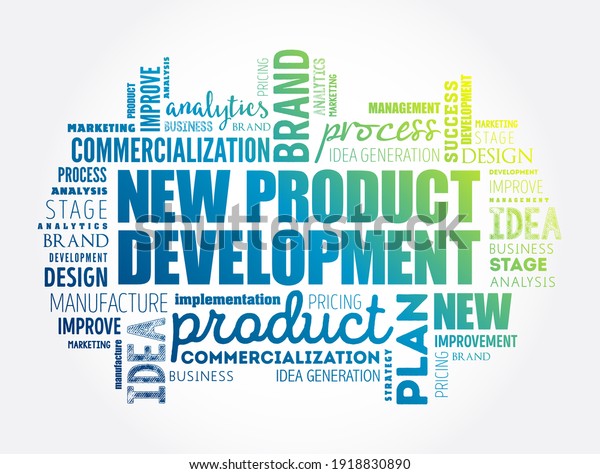 New Product Development Word Cloud Collage Stock Illustration ...