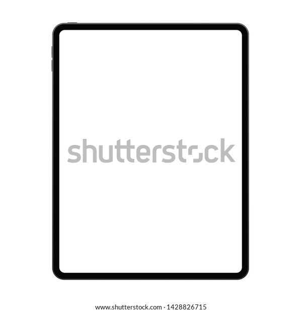 New Version Tablet Trendy Thin Frames Stock Illustration 1428826715