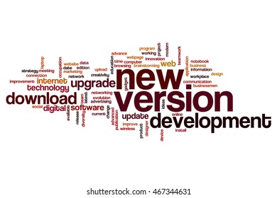 New Version Word Cloud Concept Stock Illustration 467344631 | Shutterstock