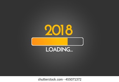 New Year Loading Design Stock Illustration 455071372 | Shutterstock