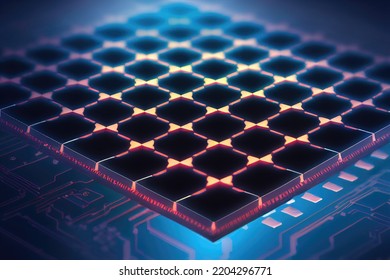 Newest Chip Accelerator Processor Illustration Photonic Stock ...