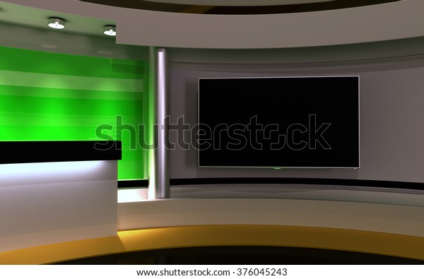 News Studio Stock Illustration 376045243 | Shutterstock