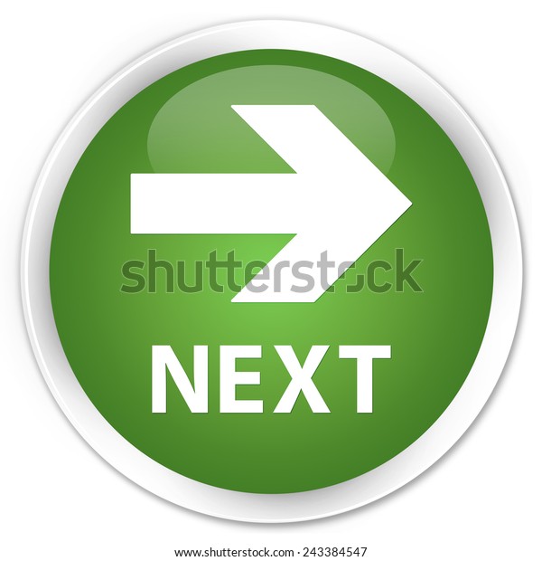 Next Green Glossy Round Button Stock Illustration 243384547 | Shutterstock